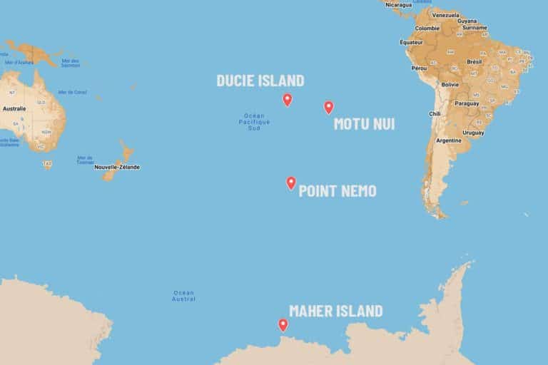 Point Nemo : Découvrez l'endroit le plus isolé de la planète et son ...